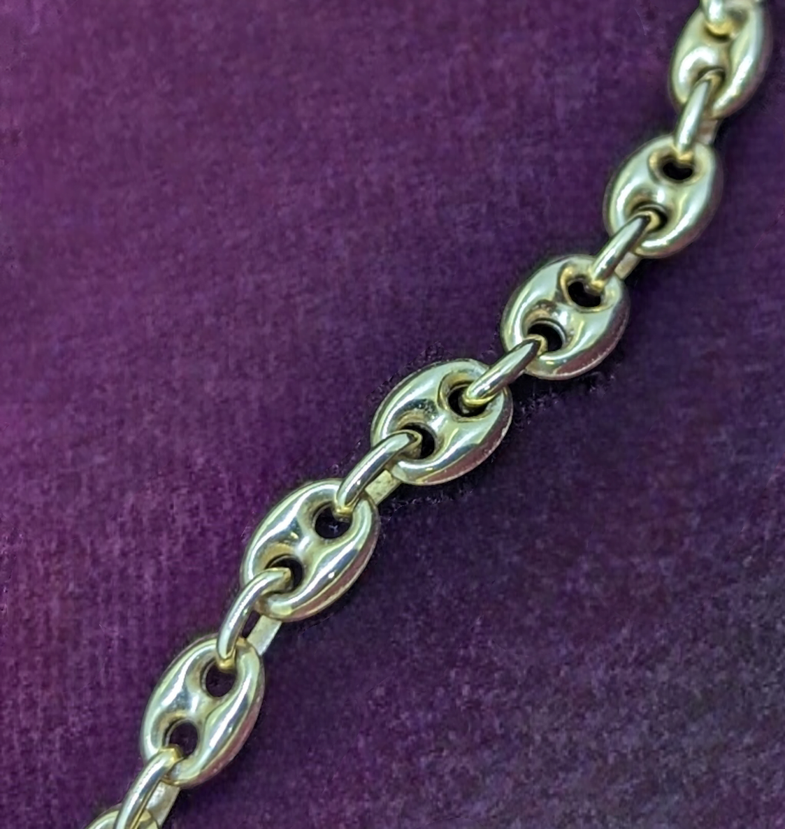 18ct Gold Anchor Link Chain | J Mccarthy’s