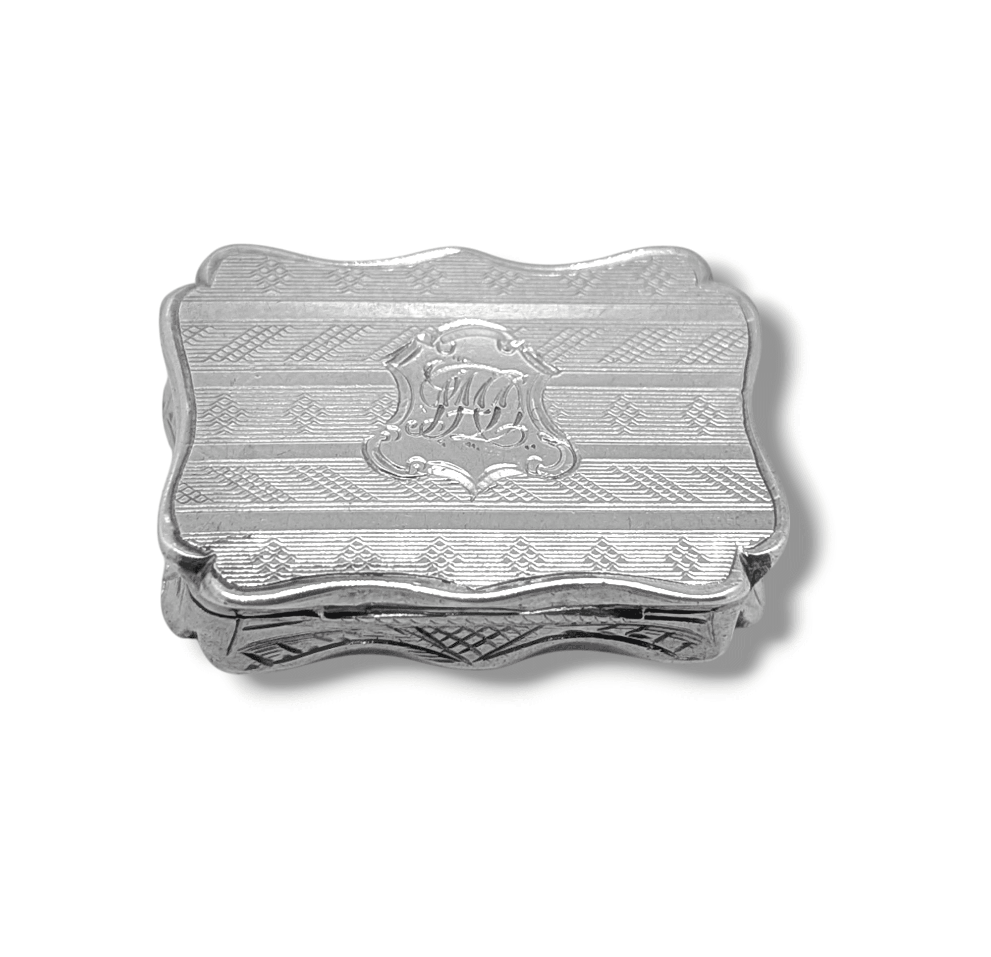 Silver Vinaigrette by Nathaniel Mills Birmingham 1857. | J Mccarthy’s